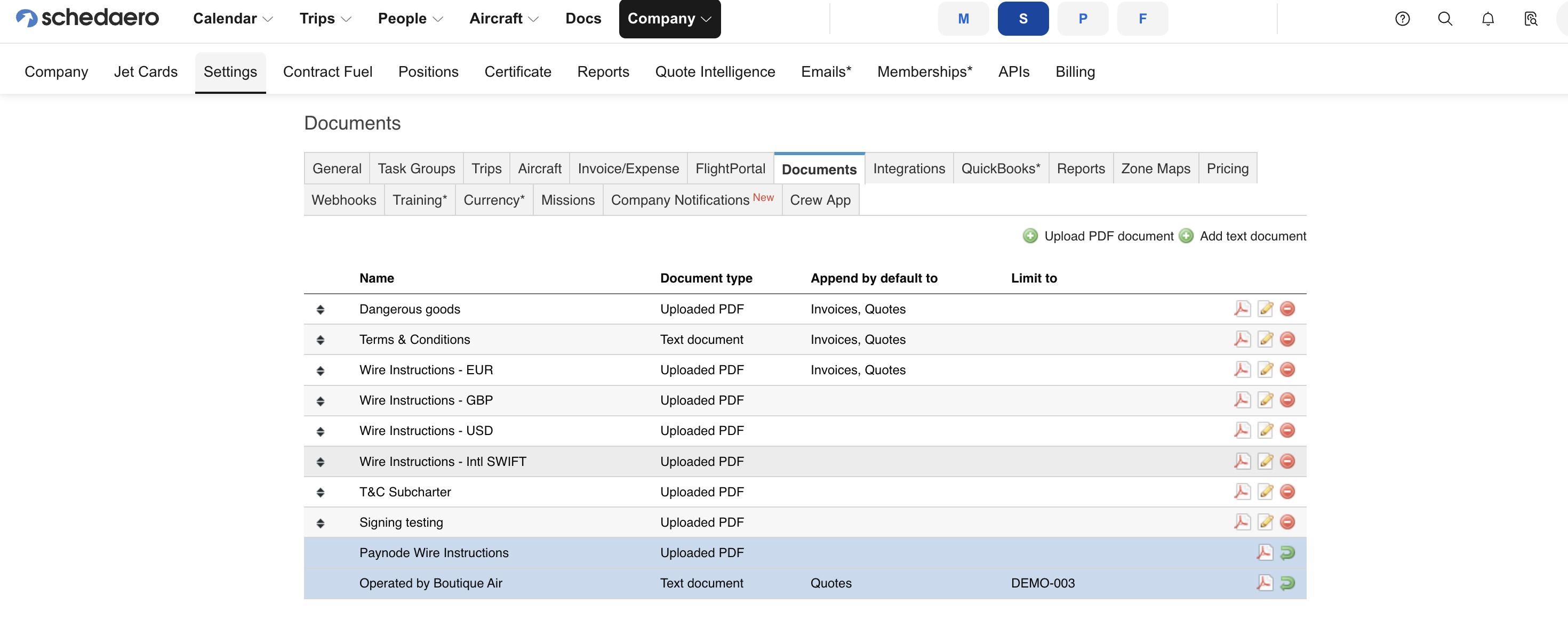 How to Update Company Terms and Conditions with Trip Manager or Schedaero – Avinode Group