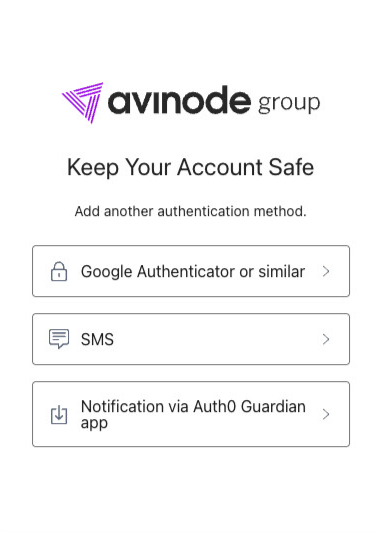 How to set up Two-factor Authentication (2FA) for the first time – Avinode Group